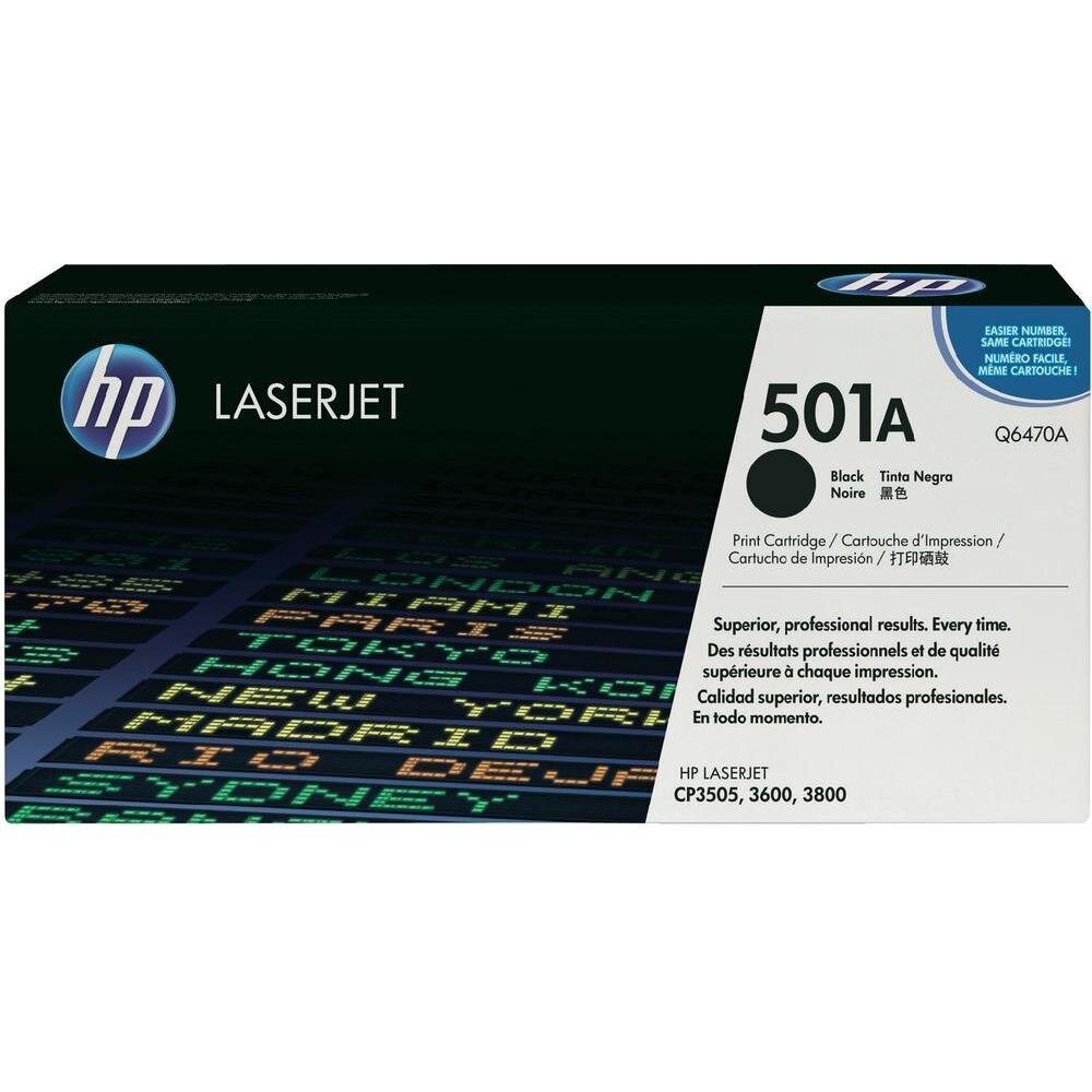 HP Q6470A 501A Toner Schwarz original | Toneroffice, 227,11