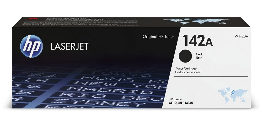 HP 142A Toner (W1420A) Schwarz original | Toneroffice, 54,26