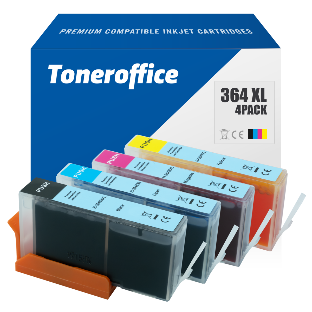 HP 364 XL Multipack Patronen kompatibel | Toneroffice, 29,99
