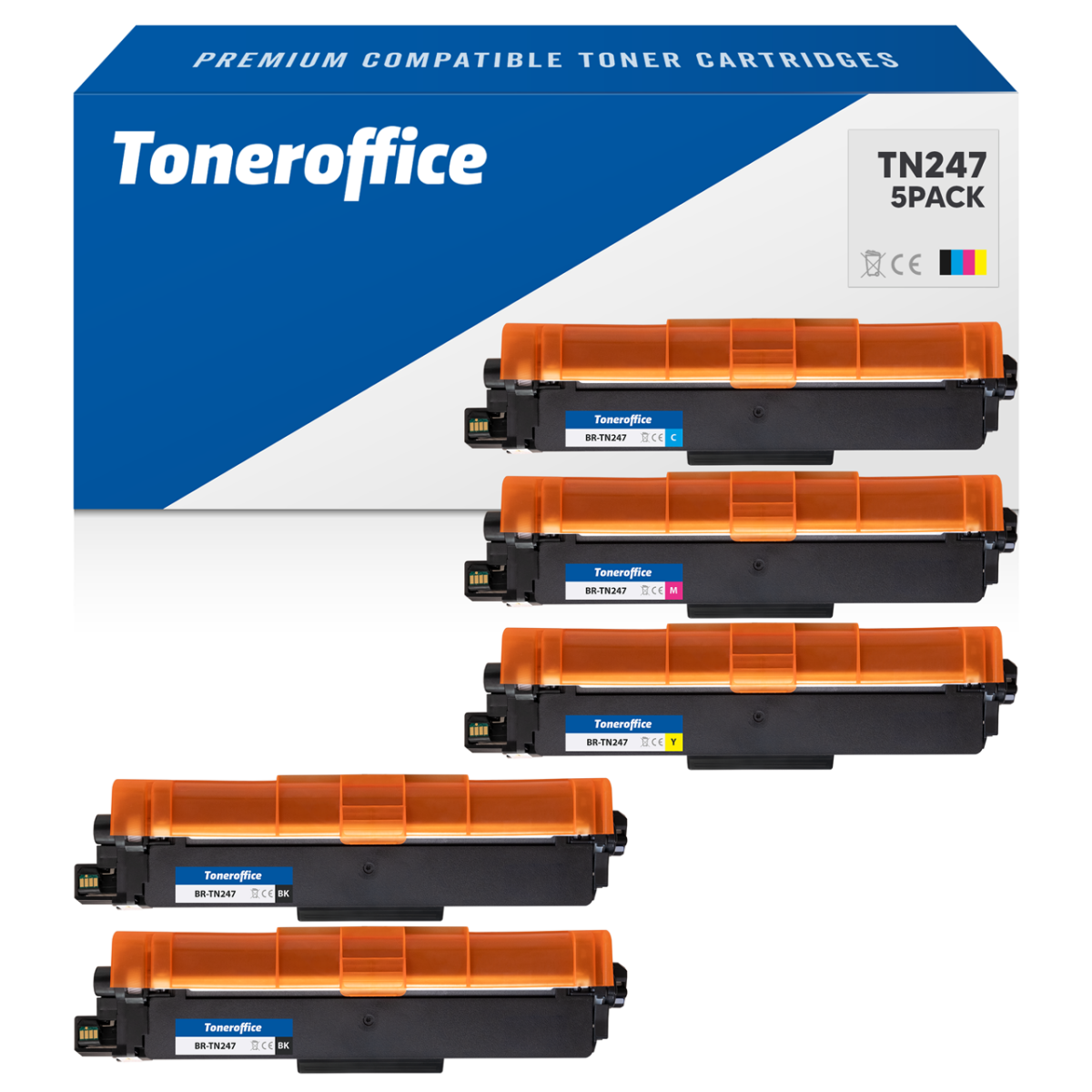Brother TN-247 Toner 5er Set kompatibel günstig kaufen, 89,99