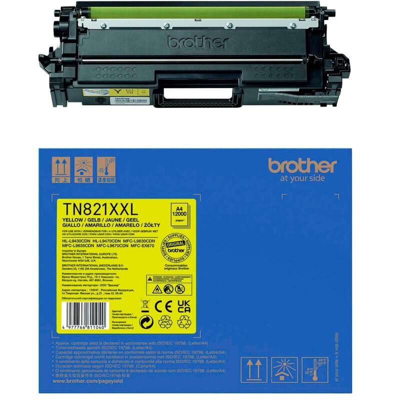 Brother TN-821 XXL Gelb Toner original | Toneroffice, 369,55
