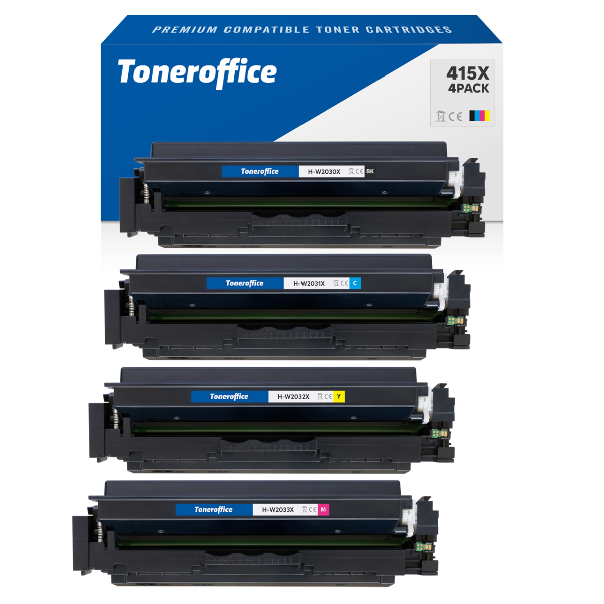 HP Color LaserJet Pro MFP M479fnw Toner 415X kompatibel, 111,99